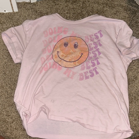 Shirts & Tops | Preppy Smile Face Shirt | Poshmark